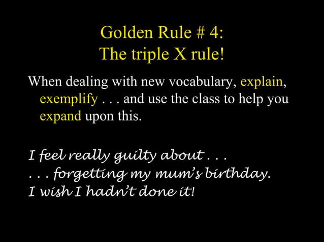 Five Golden Rules | PPT | Free Download