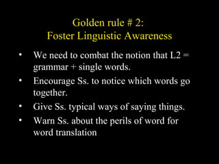 Five Golden Rules | PPT
