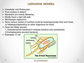 Five-Kingdom-Classification-biology-favorite | PPTX