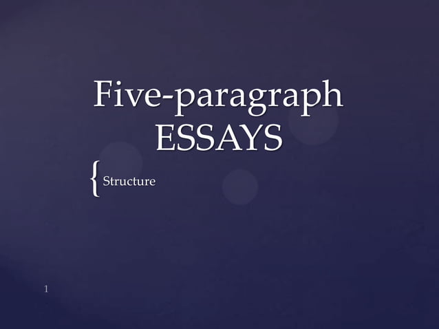 Essay Structure | PPT