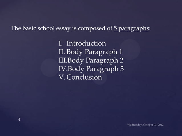 Essay Structure | PPT
