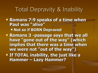 Five Points Of Calvinism #1 | PPT