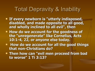 Five Points Of Calvinism #1 | PPT