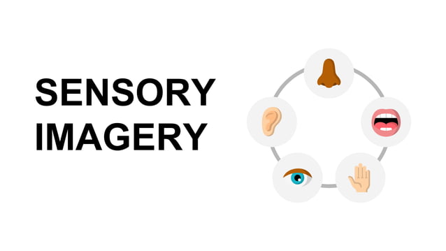 five-senses-infographics lesson about sensory imagery.pptx