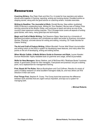 Five Stages of a Story | PDF