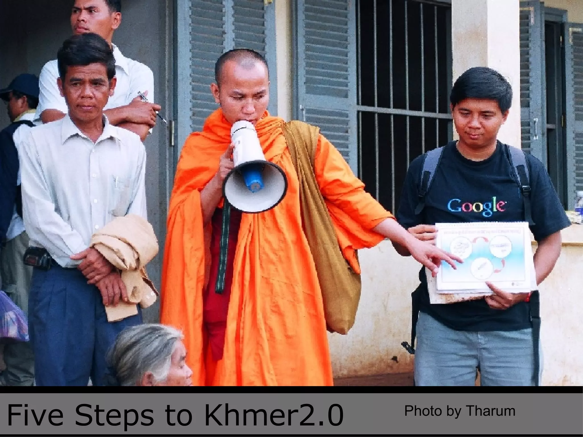 Five Steps to Khmer 2.0 | PPT | Social Networking | Internet