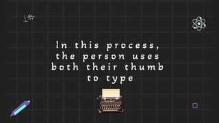 Five Techniques of Typing | PDF