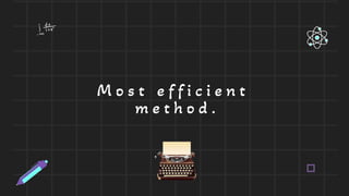 Five Techniques of Typing | PPT