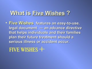 Five Wishes for Employee Groups | PPT
