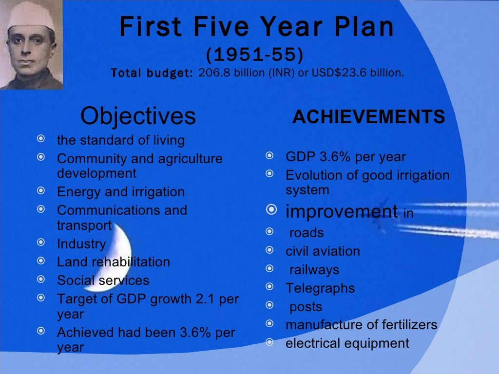 Five Year Plans Of India Five Year Plans Of India