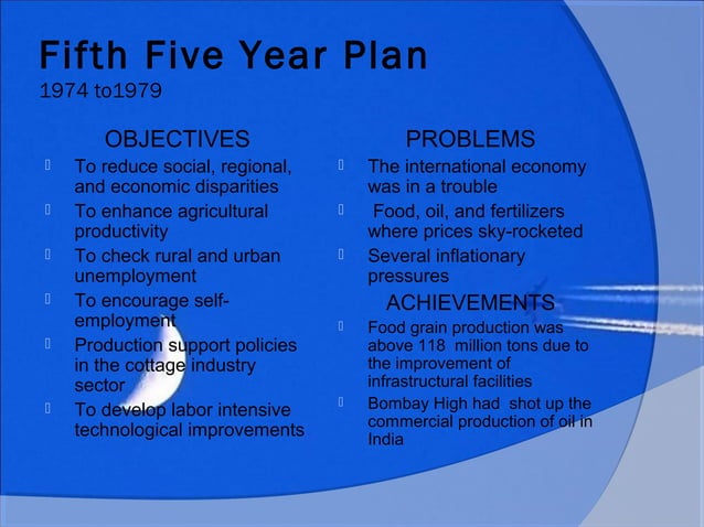 Five year plans of India:Goals and Achievements | PPT