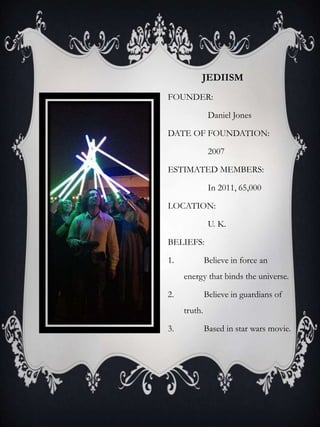 FIVE (5) UNIQUE RELIGIONS AROUND THE.pptx