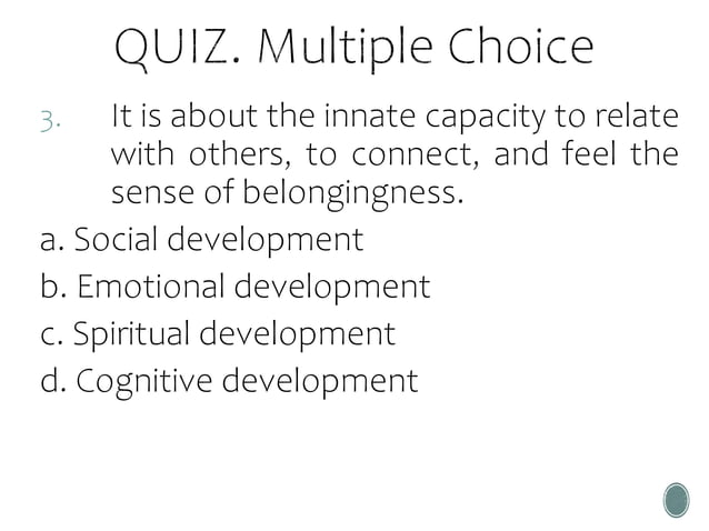 Personal Development Five Areas of Development | PPTX | Wellness ...