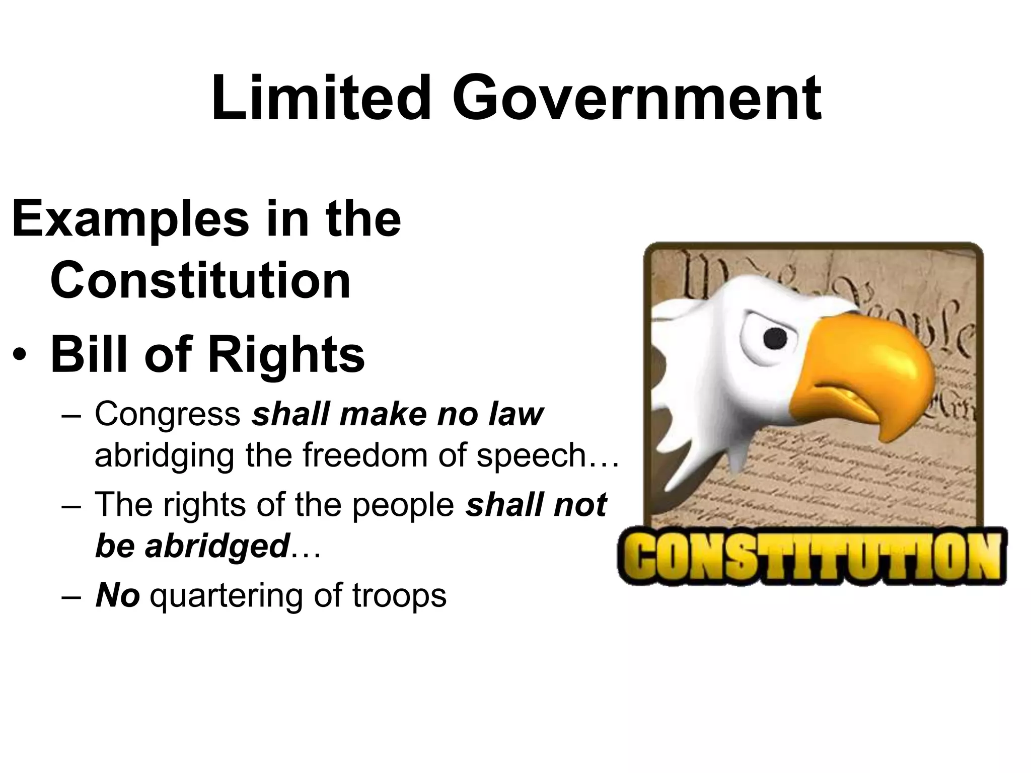 Five basic principles of american government | PPT