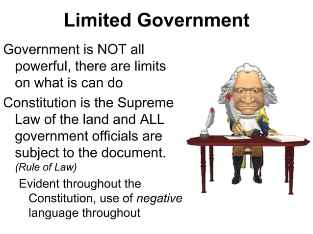 Five basic principles of american government | PPT