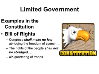 Limited Government Constitution Example