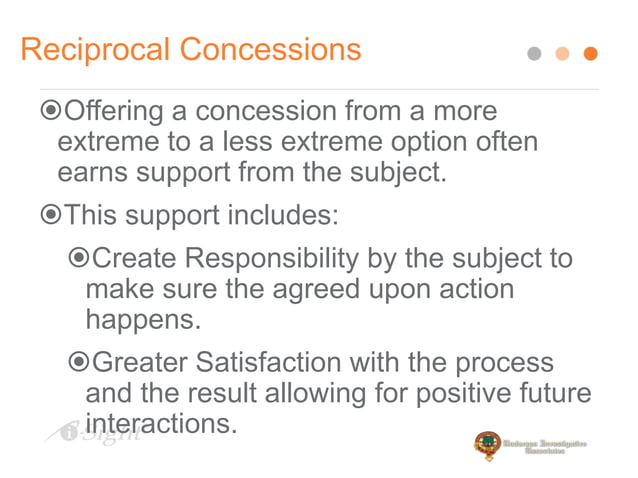 5 Benefits of Using Reciprocity in Investigation Interviews | PPT
