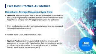 Five Best Practice AR Metrics You Should Track | PPT