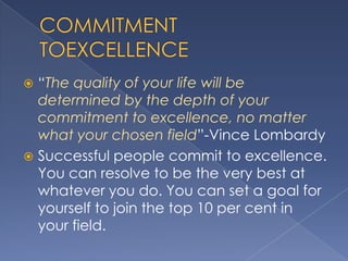 Five characteristics of successful people | PPTX