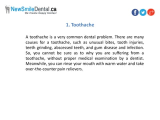 Five common Tooth Problems | PPT
