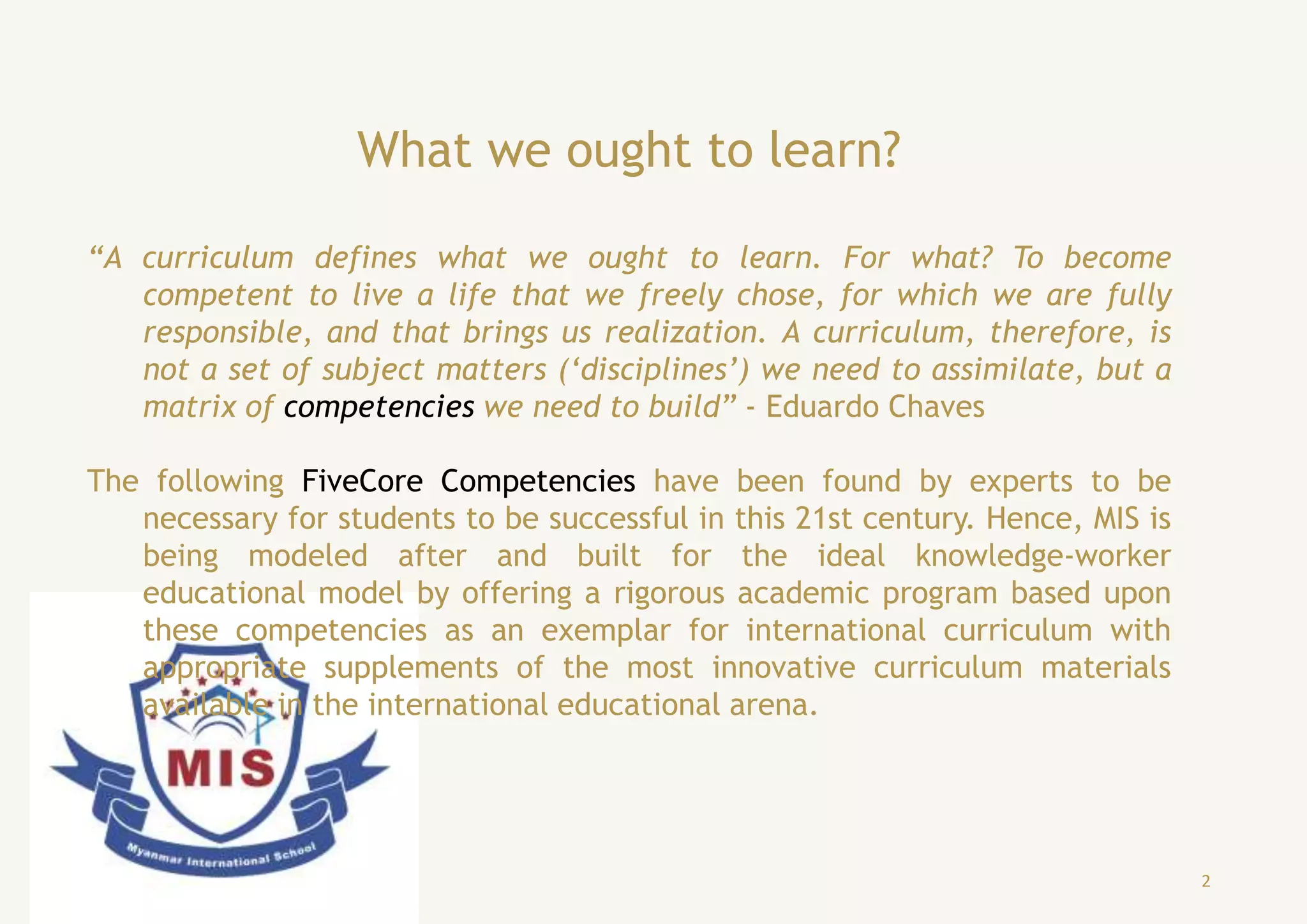 WE ACT RIGHT: Five core values and five core competencies | PPT