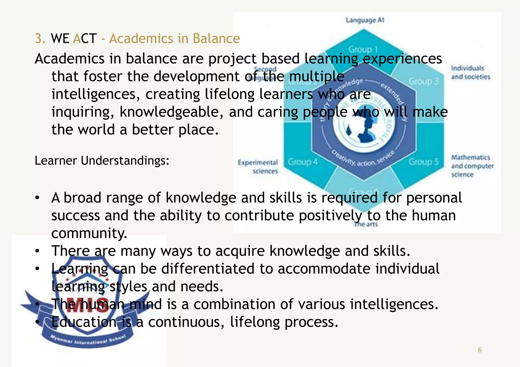 WE ACT RIGHT: Five core values and five core competencies | PPT