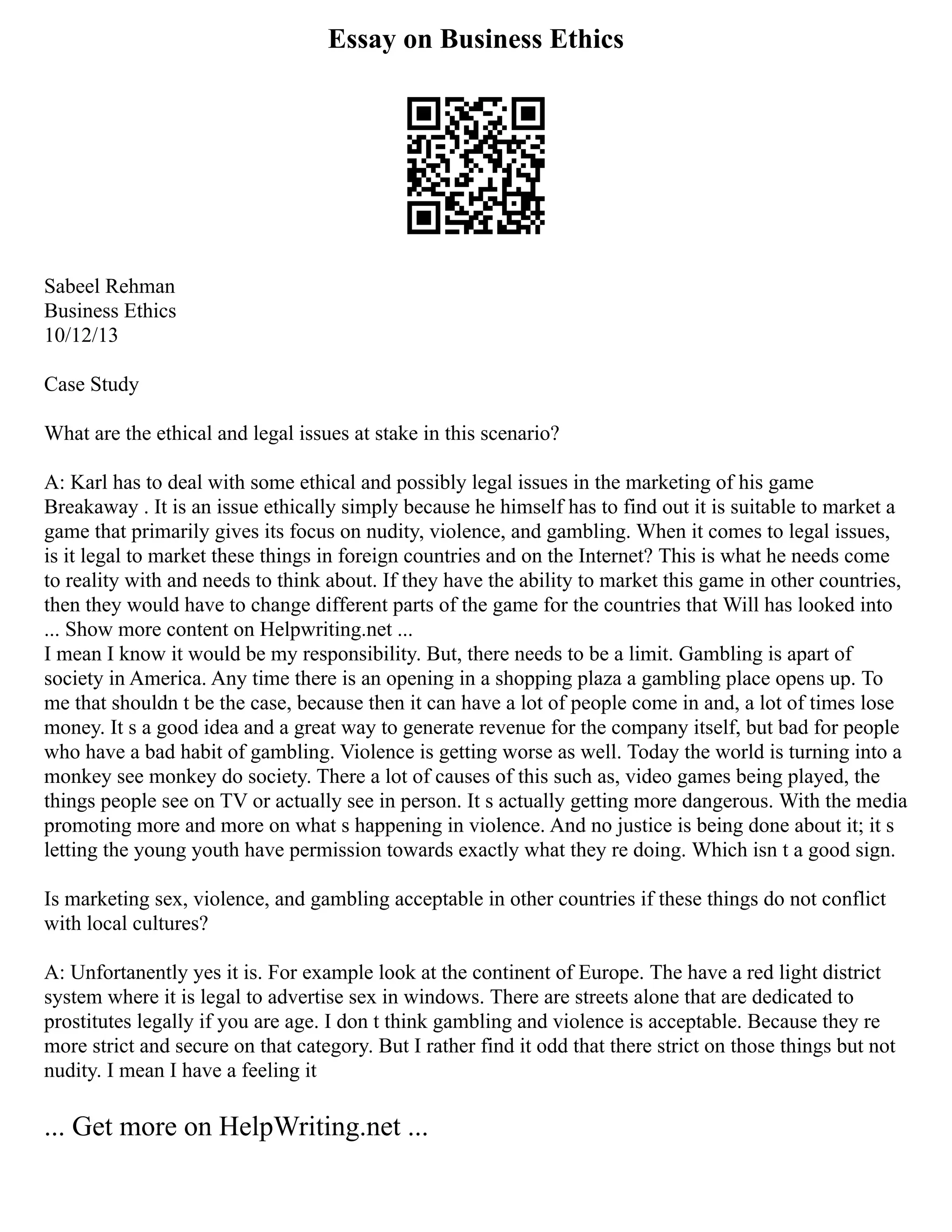 Five Criteria For Essay Evaluation Proposed In The CP Download Table | PDF