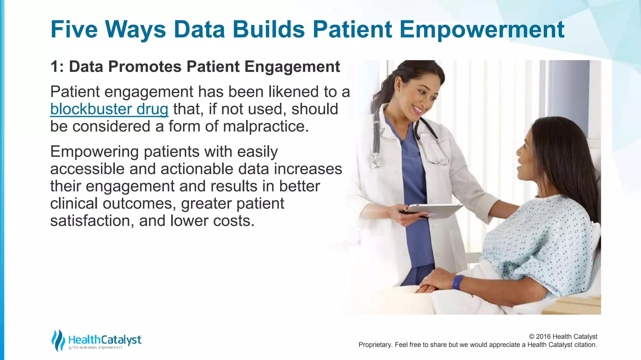 Five Data-driven Patient Empowerment Strategies | PPT