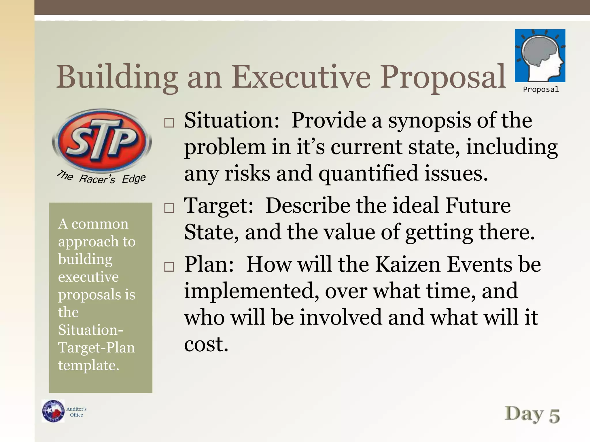 Five days of kaizen | PPTX