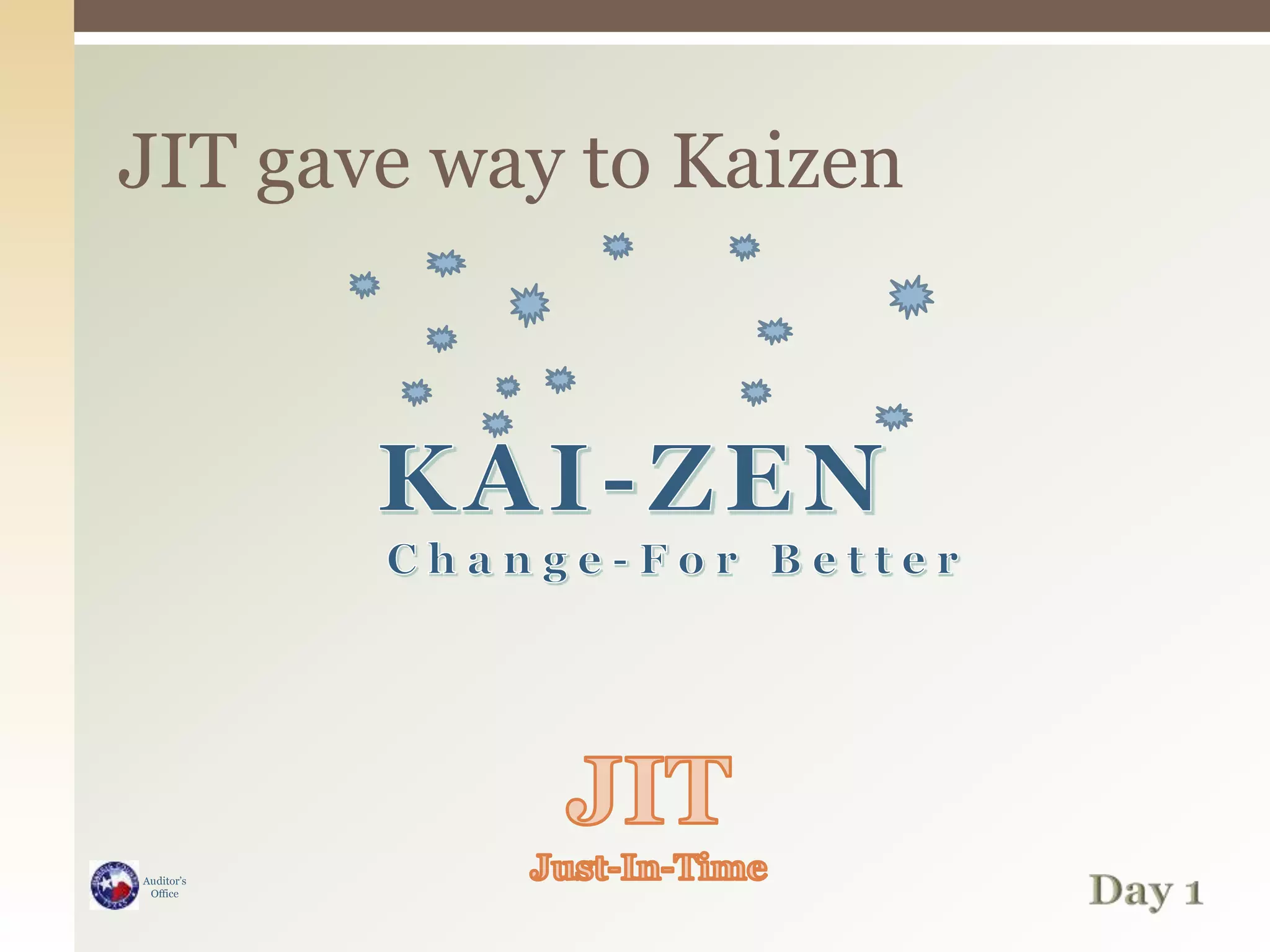 Five days of kaizen | PPTX