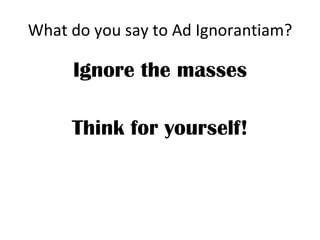 Five deadly fallacies | PPT