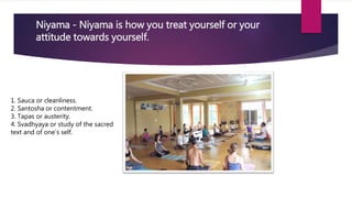 Five elements of yoga - Yoga in India | PPTX