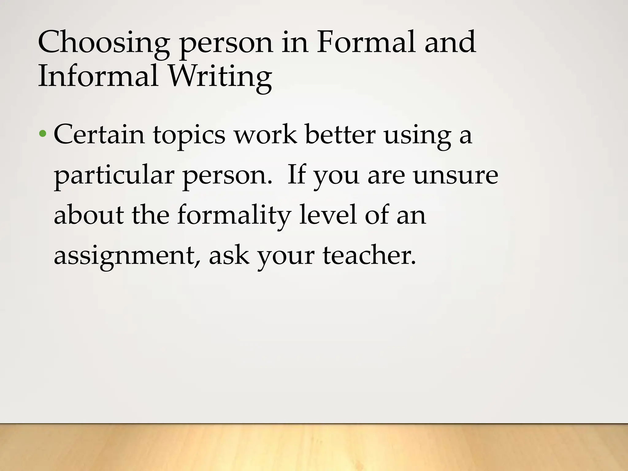 Five Elements of Good Writing.ppt