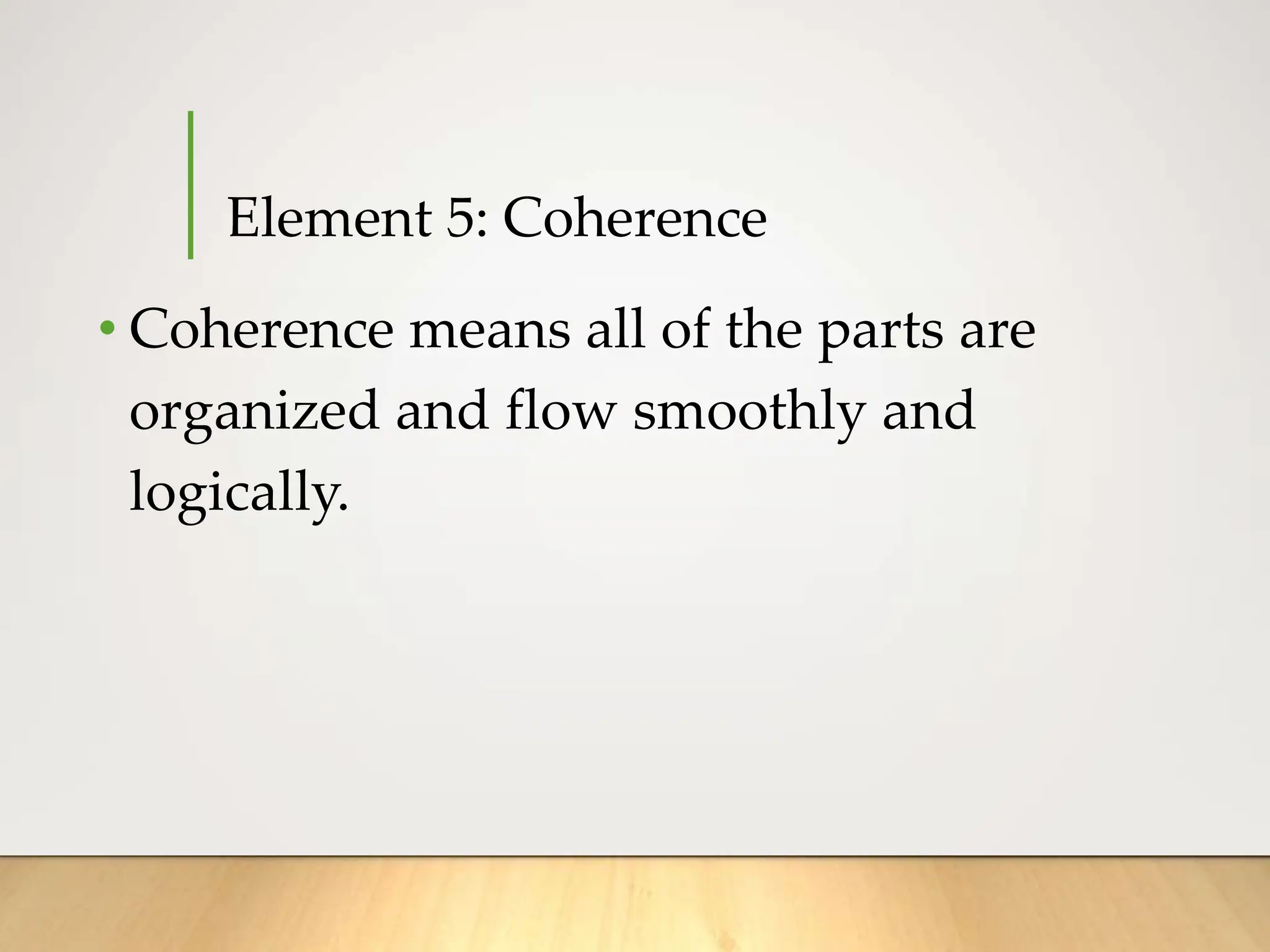 Five Elements of Good Writing.ppt