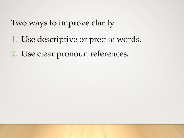 Five Elements of Good Writing.ppt