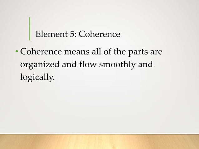 Five Elements of Good Writing.ppt