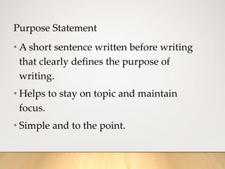 Five Elements of Good Writing.ppt