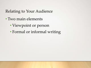 Five Elements of Good Writing.ppt