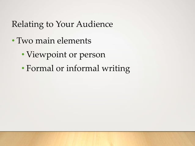 Five Elements of Good Writing.ppt