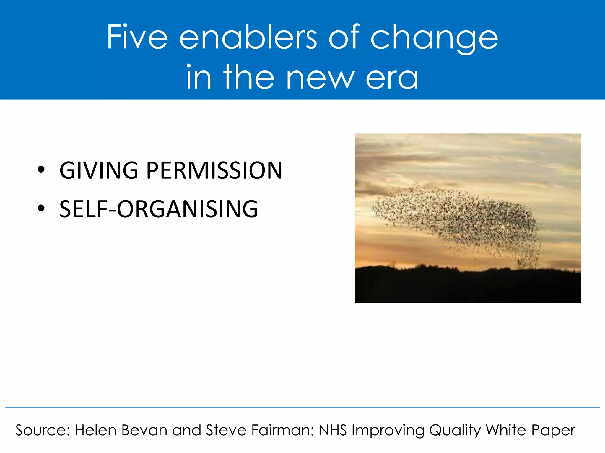 Five enablers of change | PPTX