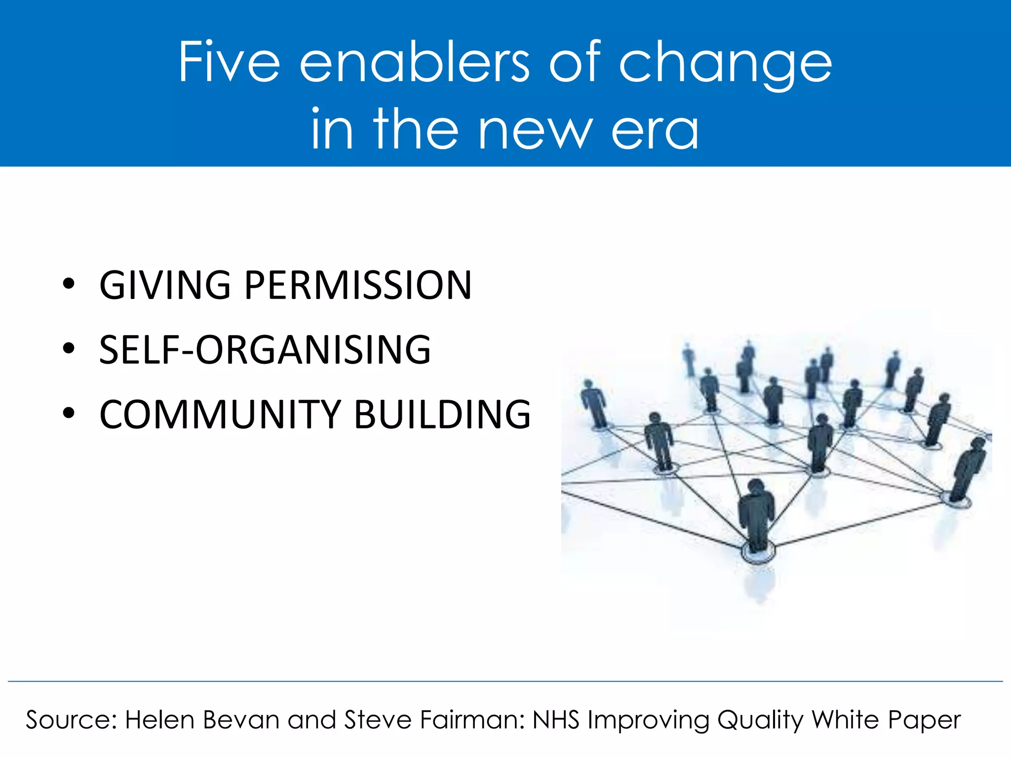 Five enablers of change | PPTX