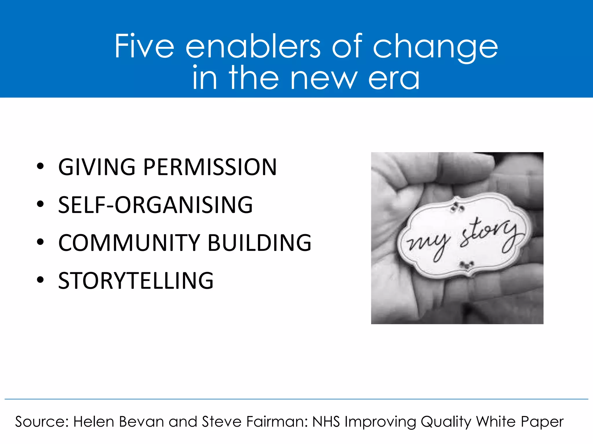 Five enablers of change | PPTX