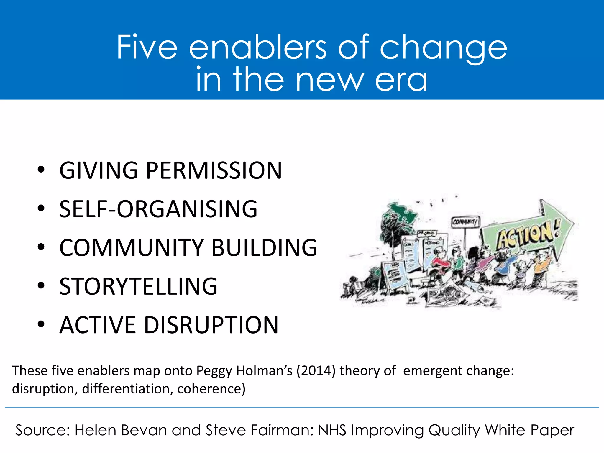 Five enablers of change | PPTX