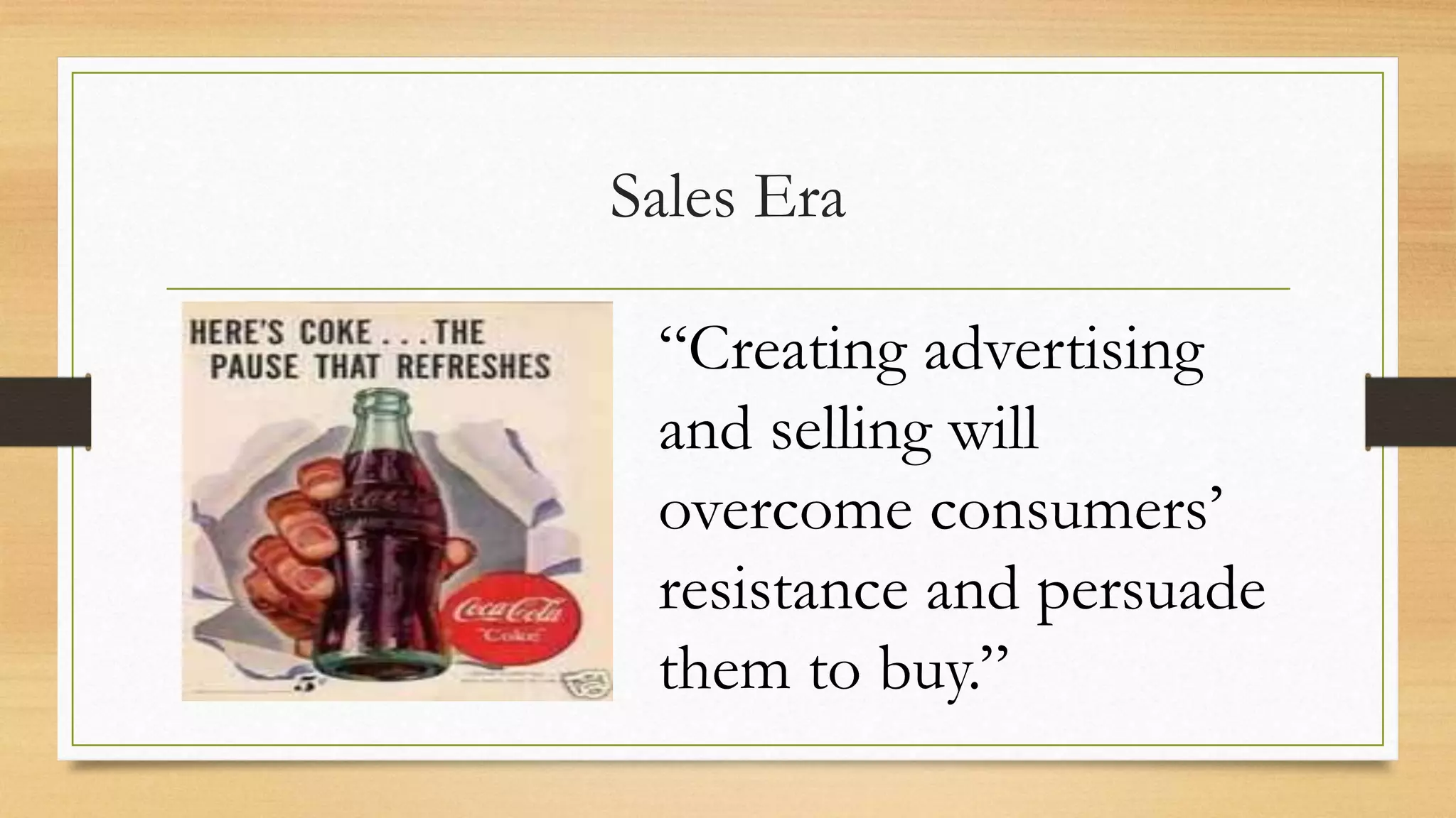 Five Eras of Marketing | PPTX