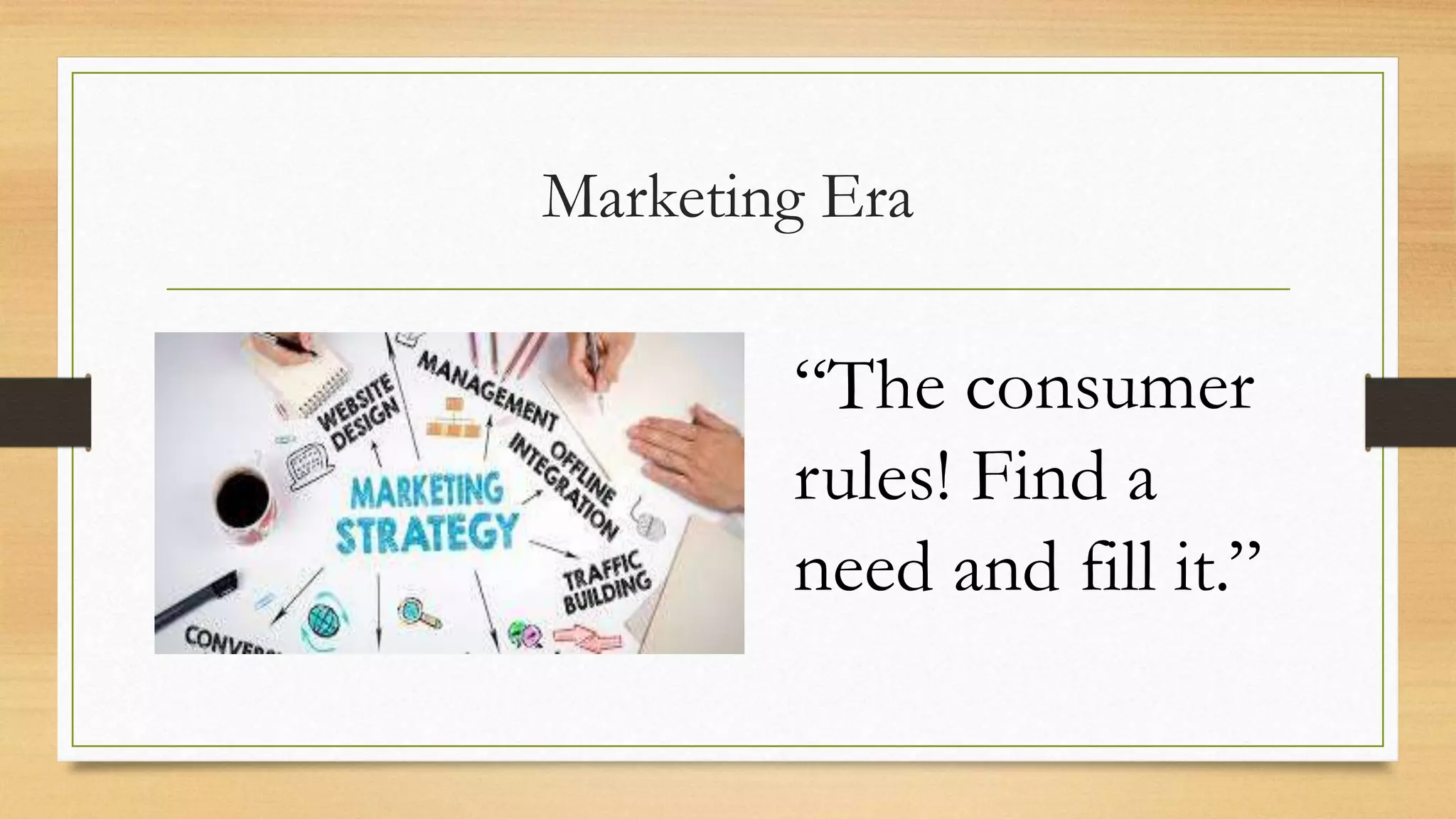 Five Eras of Marketing | PPTX