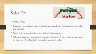 Five Eras of Marketing | PPTX