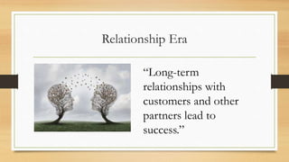 Five Eras of Marketing | PPTX