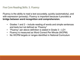 Five essential elements of reading | PPT