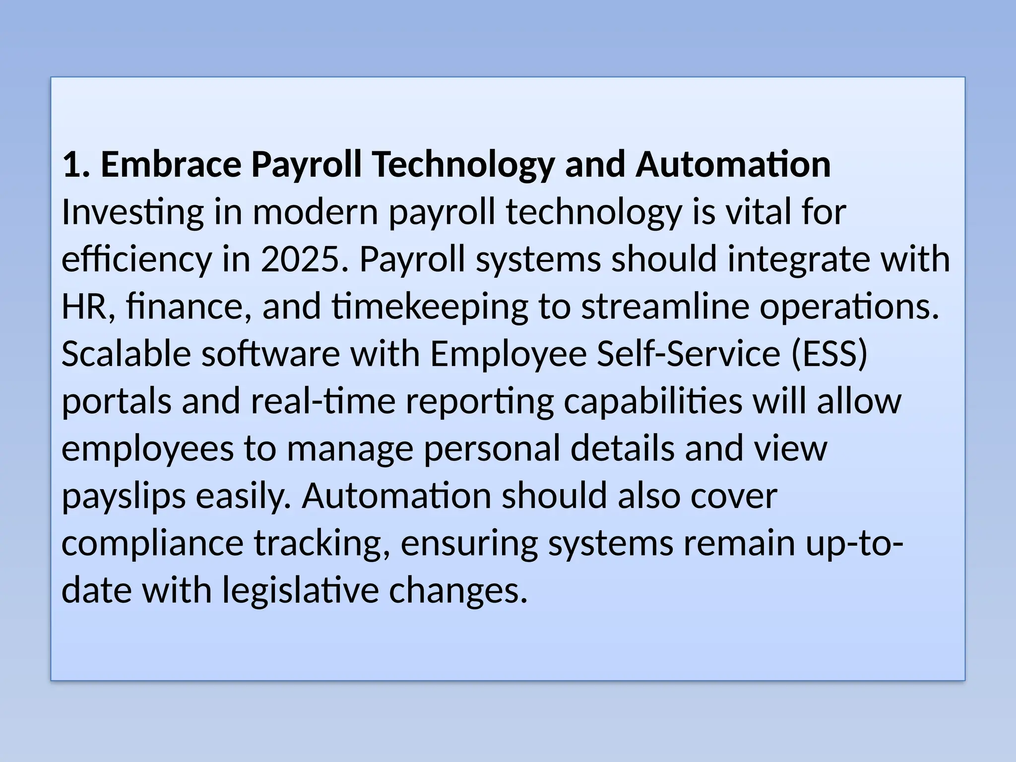 Five Essential Payroll Strategies for 2025 | PPTX