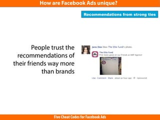 5 Cheat Codes for Facebook Ads | PDF